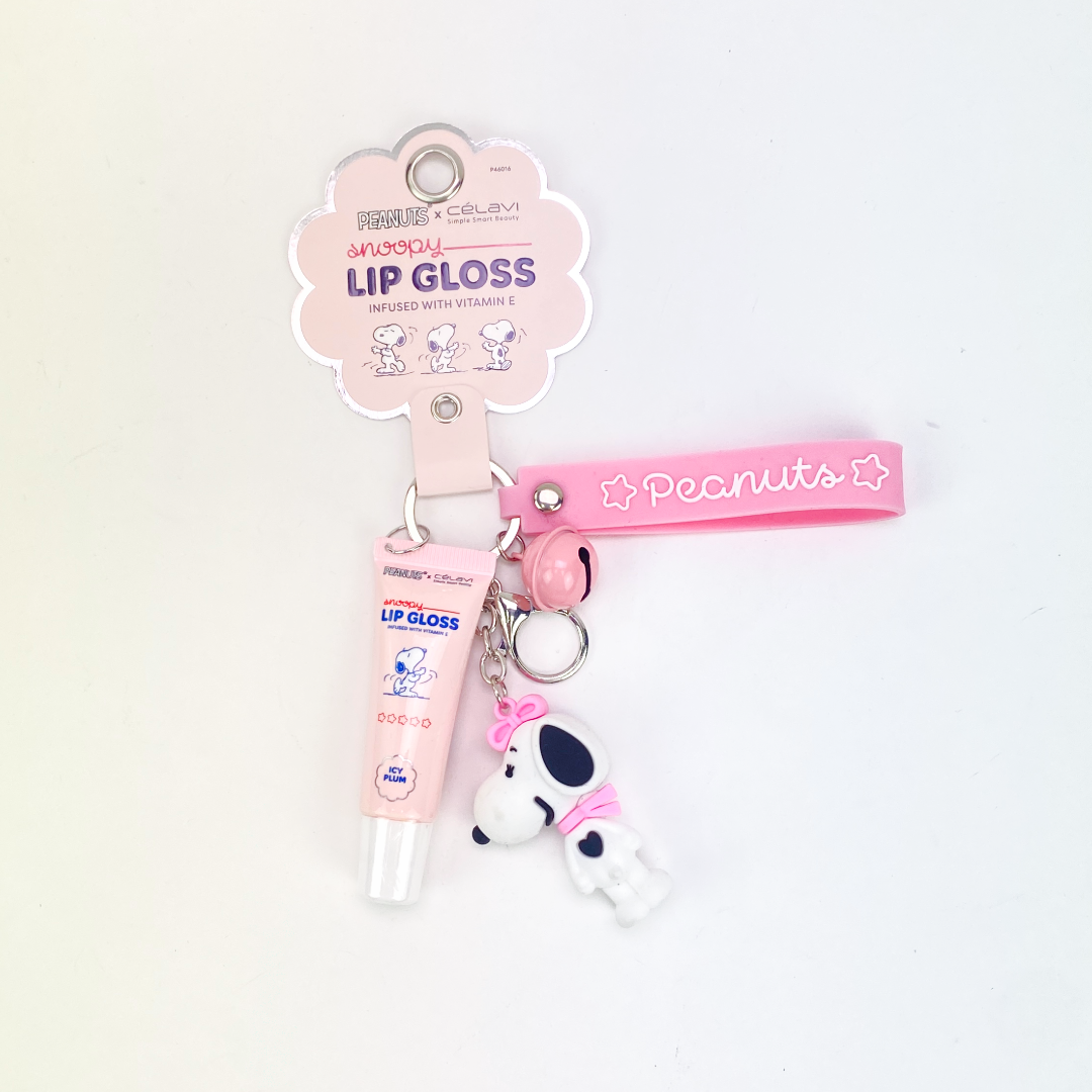PEANUTS - LIP GLOSS WITH KEYCHAIN